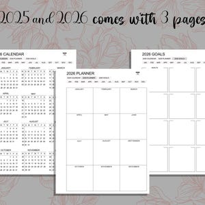 Weekly Planner Template for Remarkable 2, 2025-2026 Yearly and Monthly ...