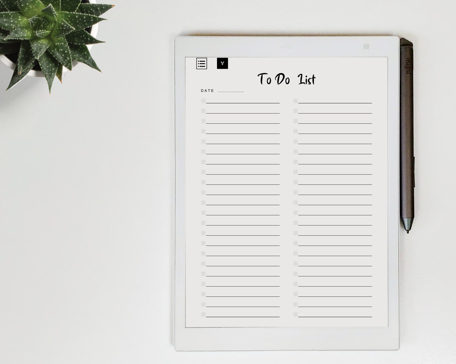 Supernote A6X/A6 Templates, Supernote A5X/A5 To-do List | Pdf & Png - Etsy