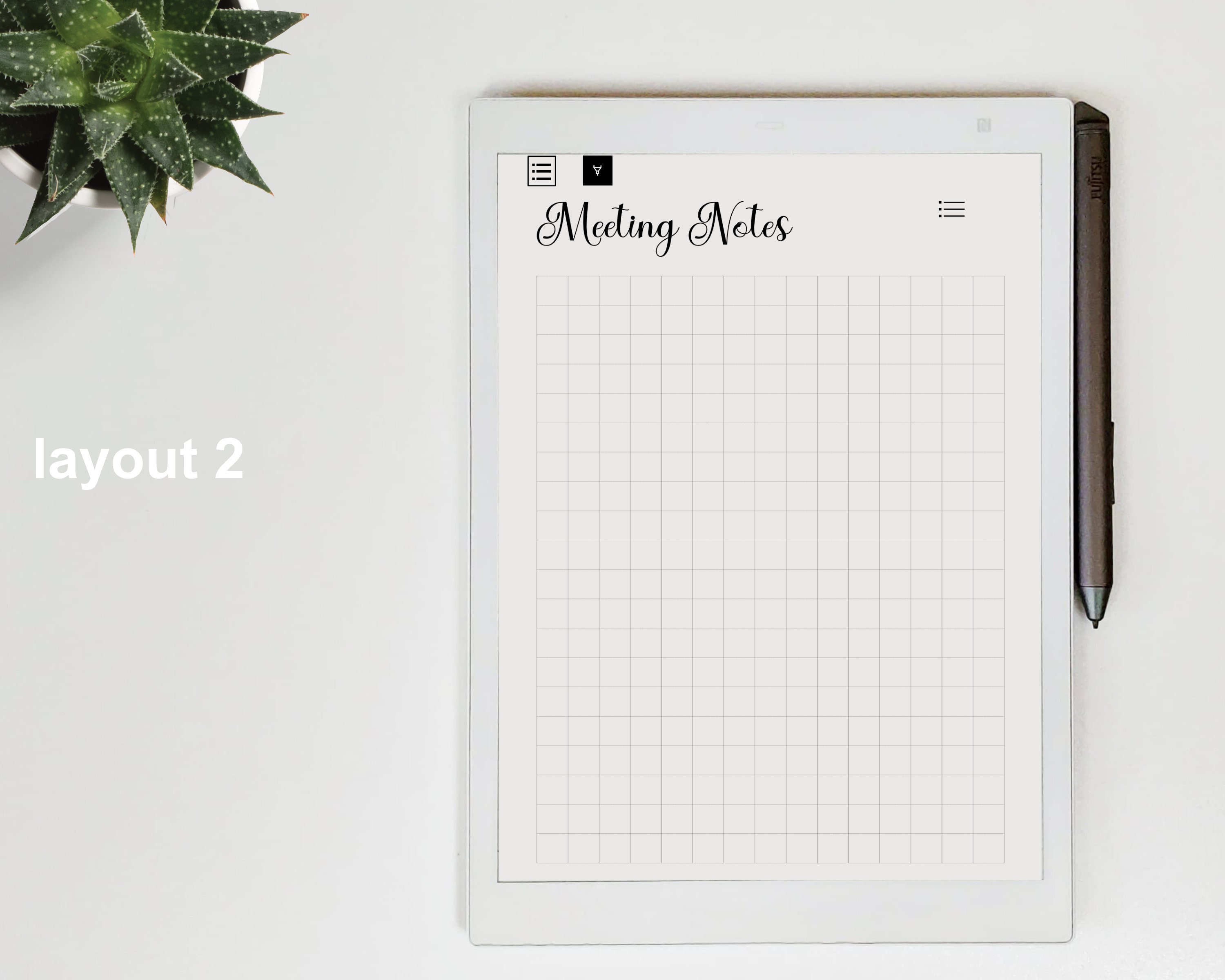 Supernote A6/a6x Templates, Supernote A5/a5x Meeting Notes, Meeting ...