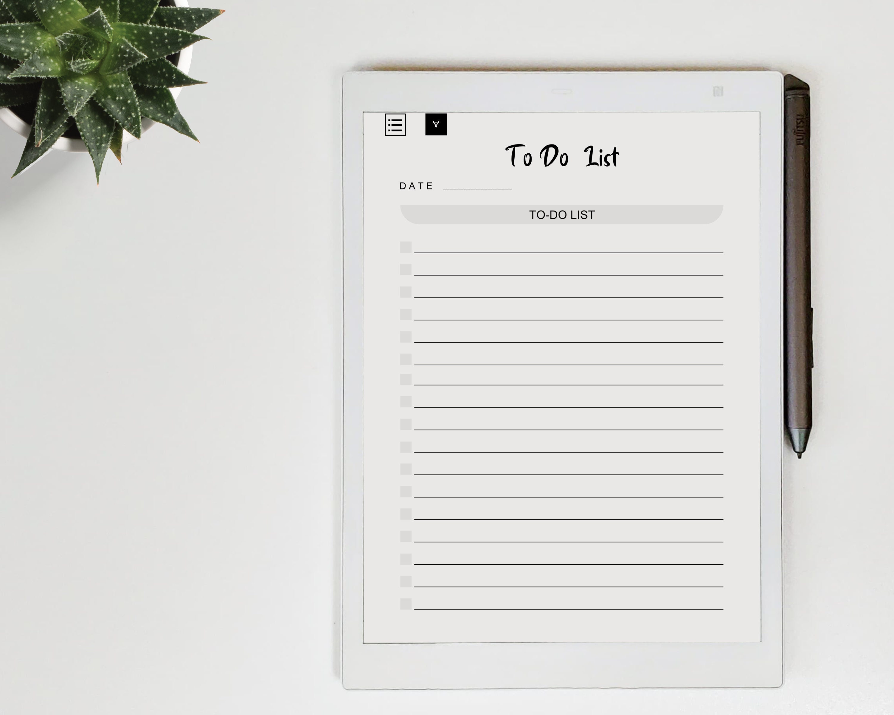 Supernote Templates To-do List | Pdf & Png - Etsy