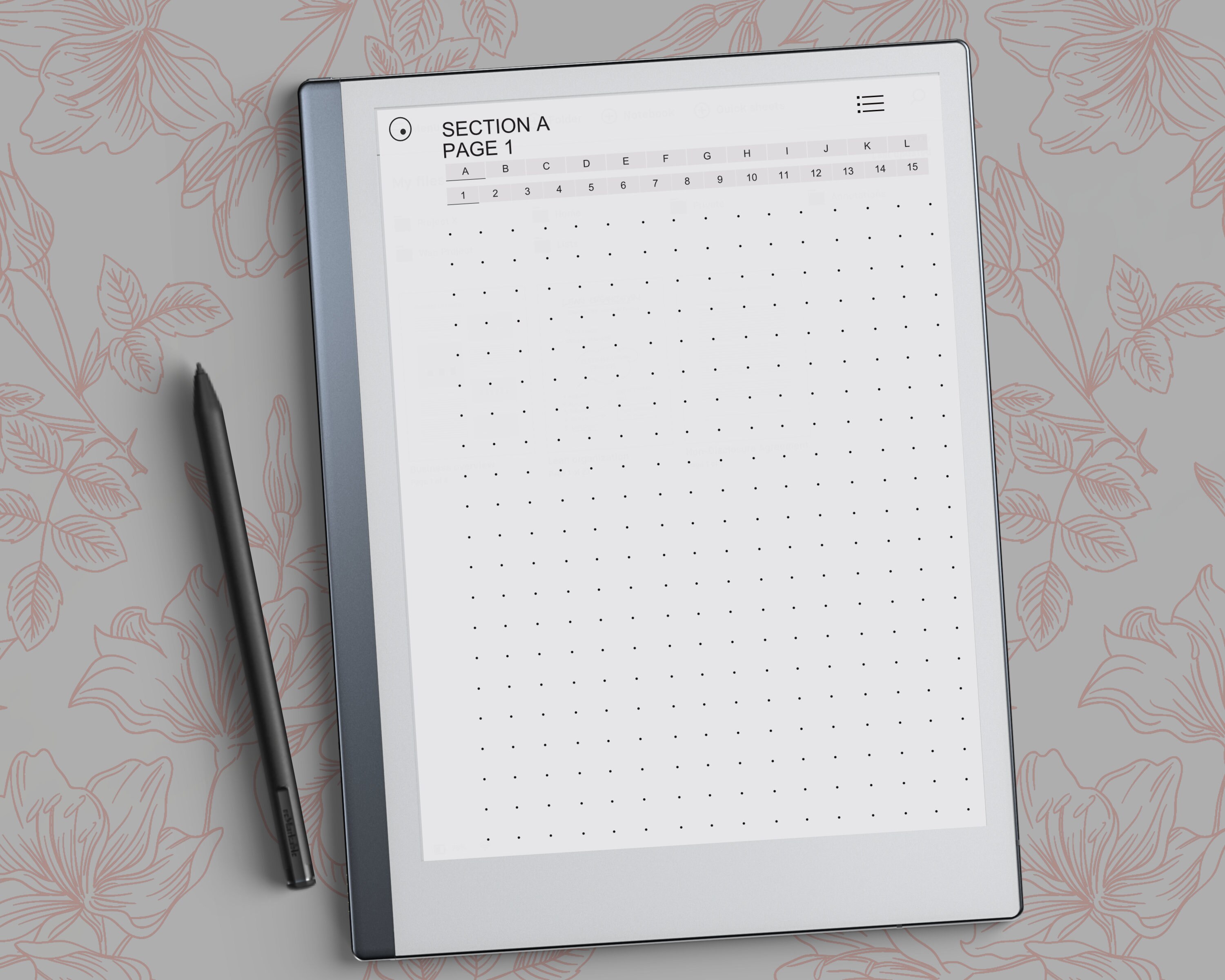 Remarkable Hyperlinked Notebook, Remarkable 2 Templates Digital ...