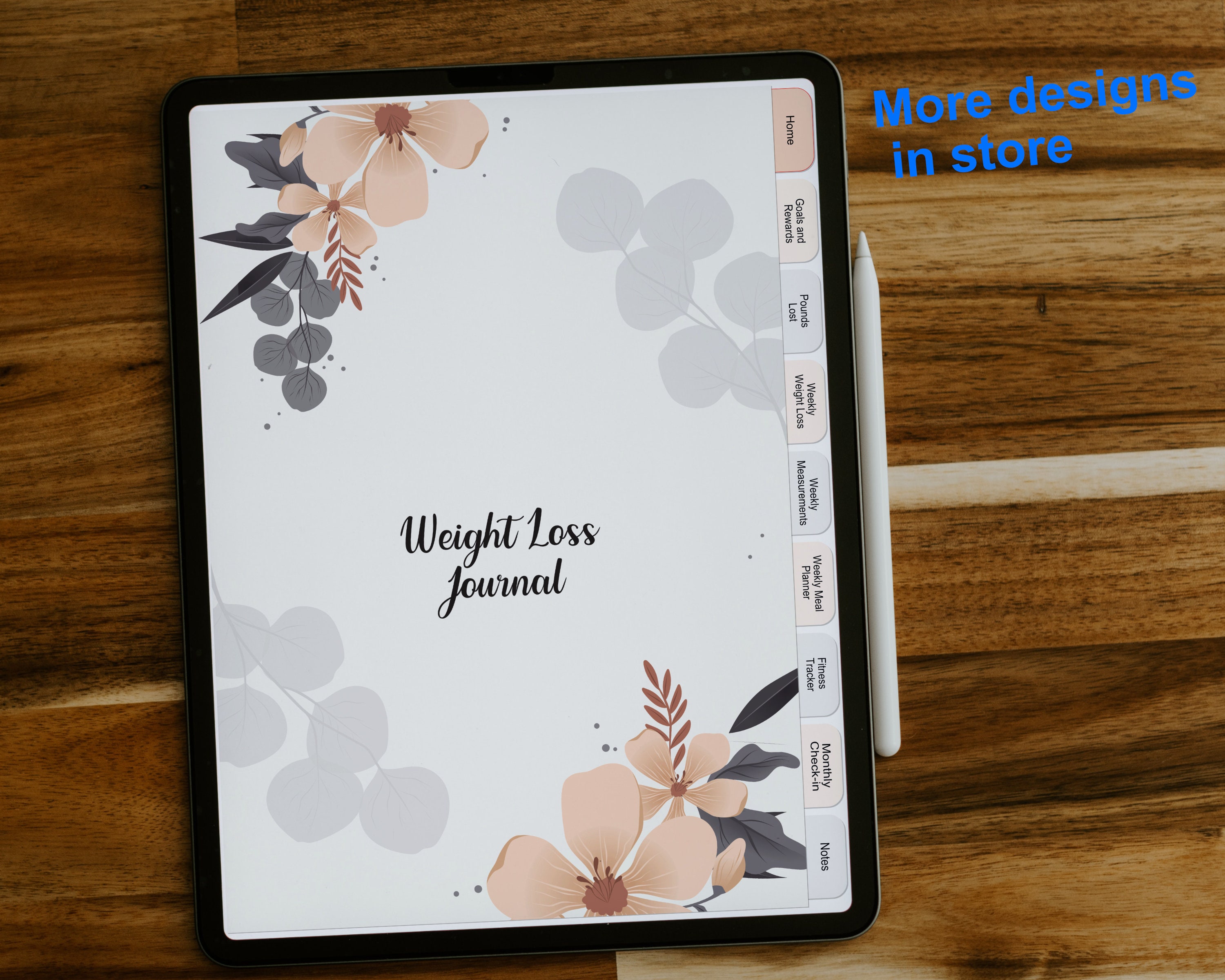 Digital Weight Loss Tracker for Goodnotes Notability Weight - Etsy