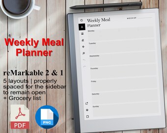 Remarkable 2 Planner - Etsy