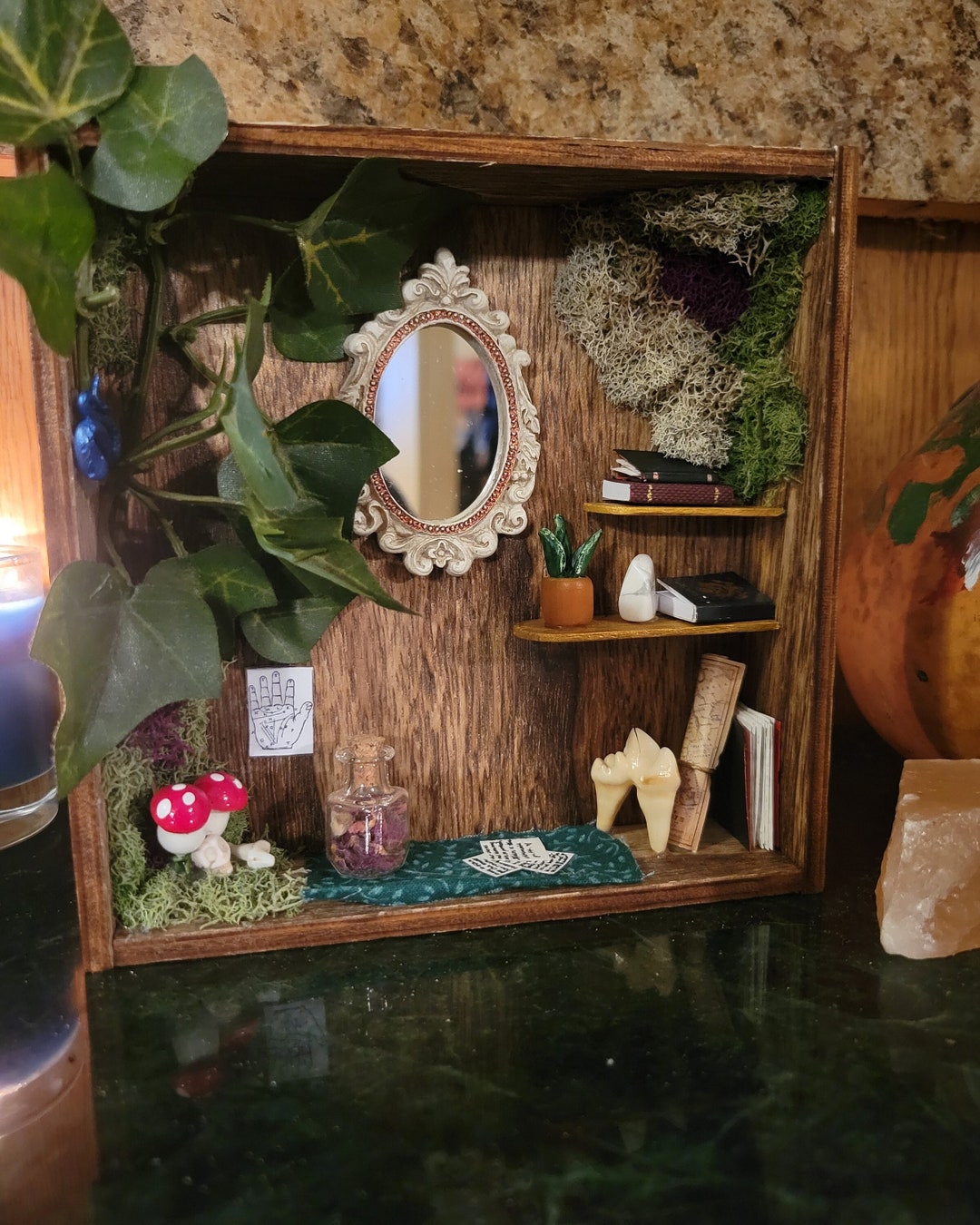 Tooth Fairy Miniature Oddity Vignette Shadow Box Enchanted Miniature ...