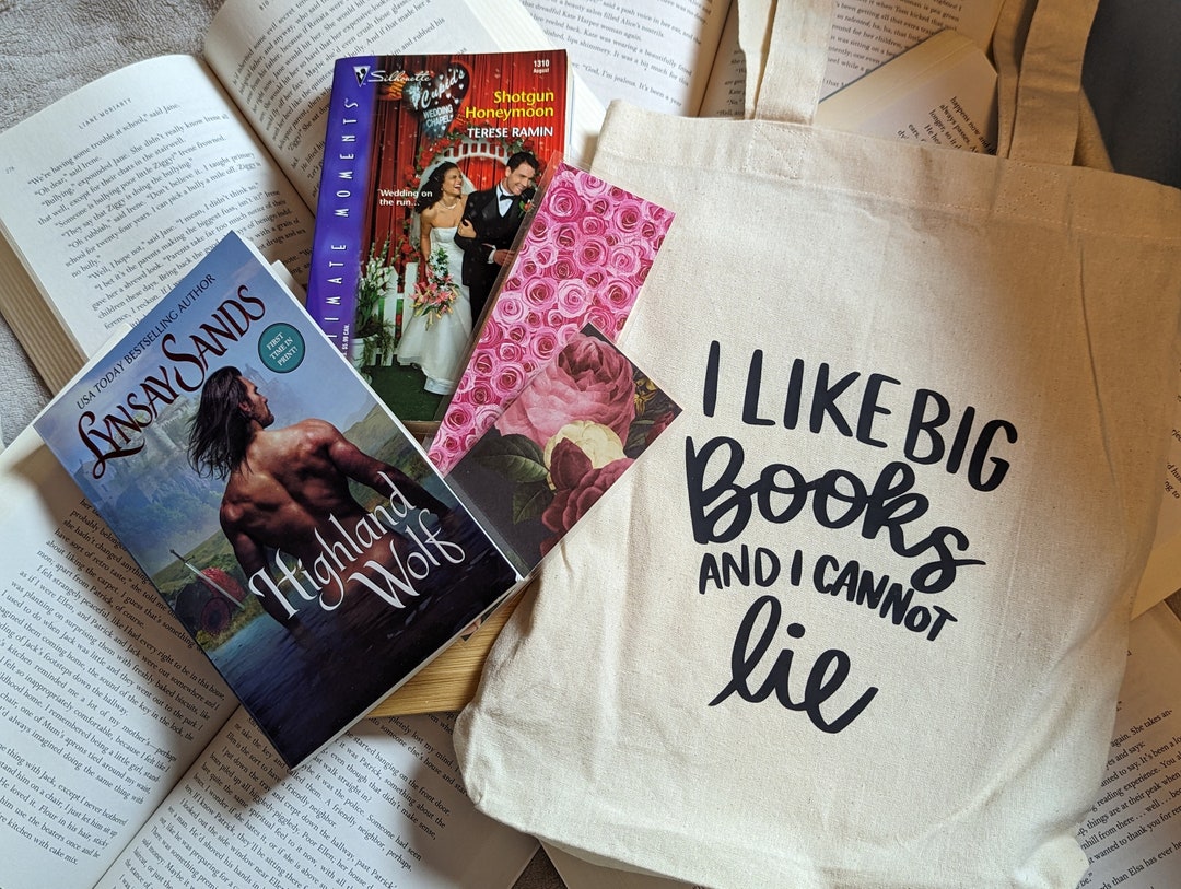 Romance Book Bag - Large || Gently Used Books "highland Wolf" "shotgun ...