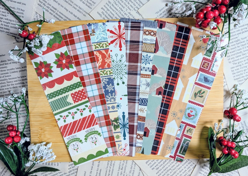 Classically Christmas || Winter Season Double-sided Handmade Laminated ...