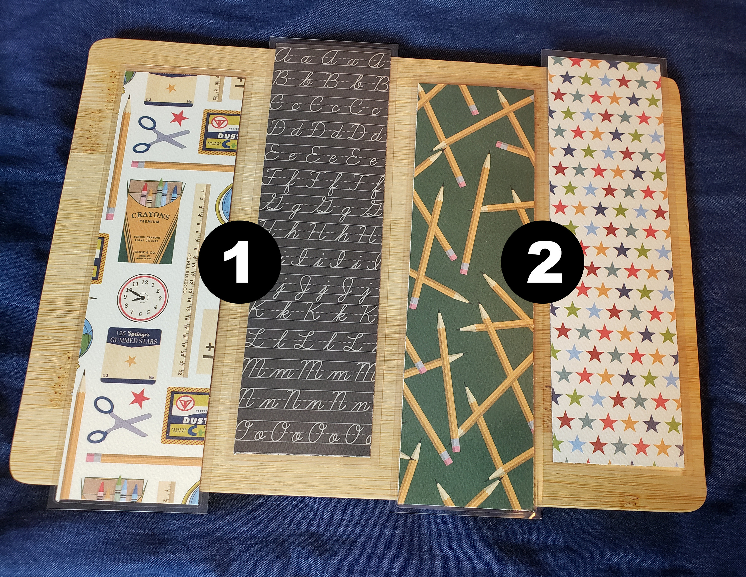 Back to School Double-sided Handmade Laminated Bookmarks - Etsy