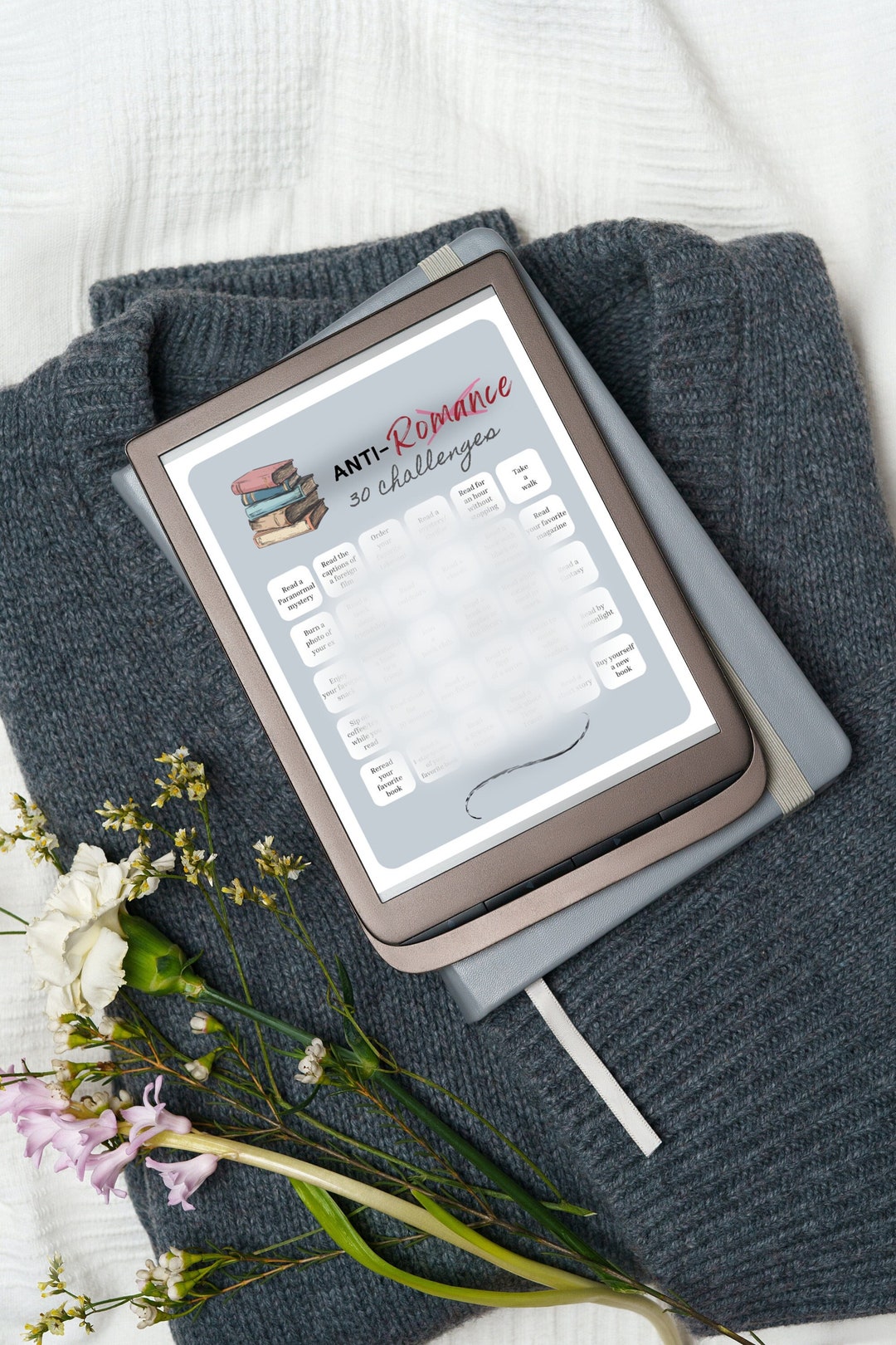 Anti-romance Reader Challenge Digital Download 30 Challenges for Non ...