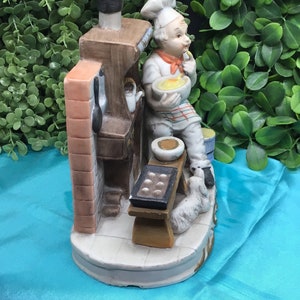 Vintage French Baker Making Cakes Ceramic Figurine - Etsy