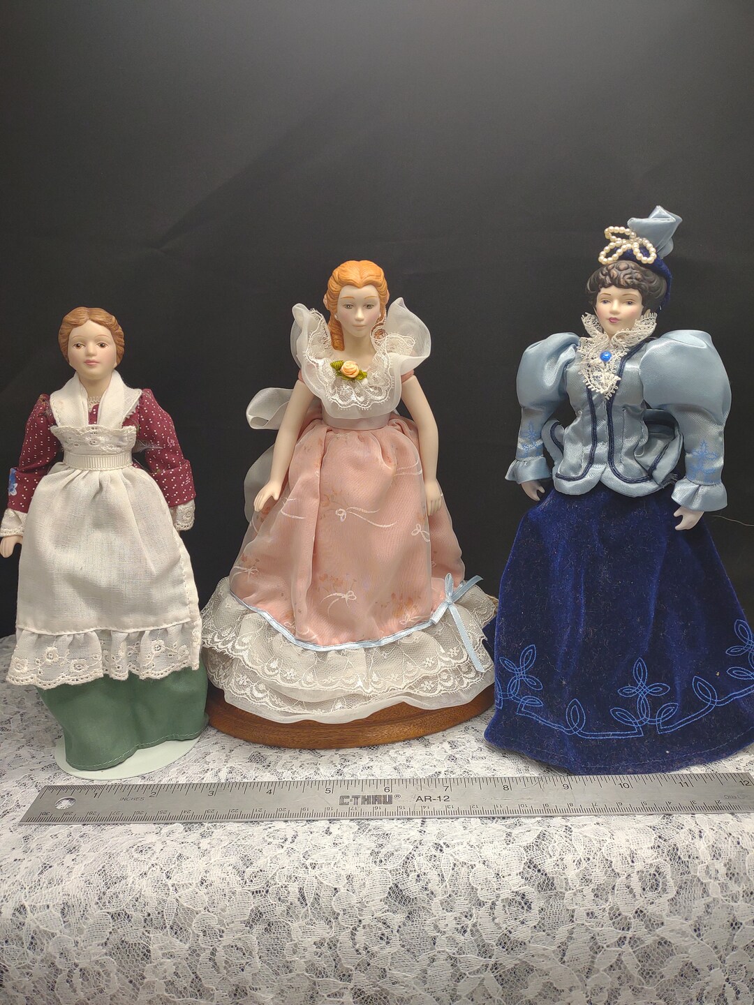 8 Inch Porcelain Avon Doll Southern Bell, American Times, and Victorian ...