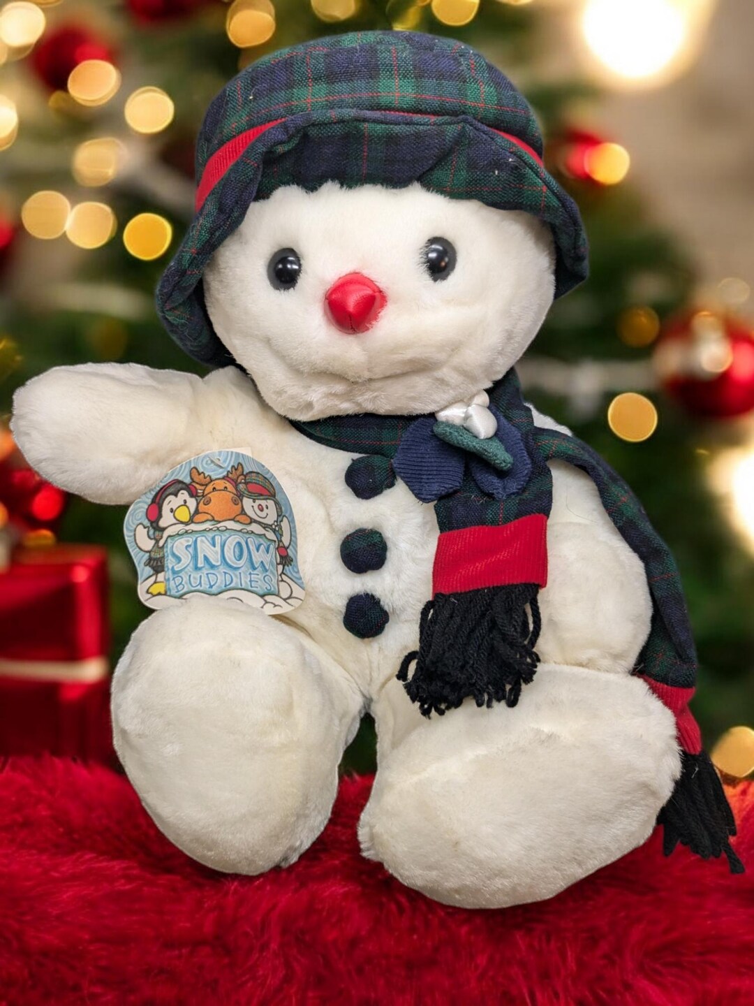 Adorable 1990s Snowman Plush – Snow Buddies by Commonwealth Original ...