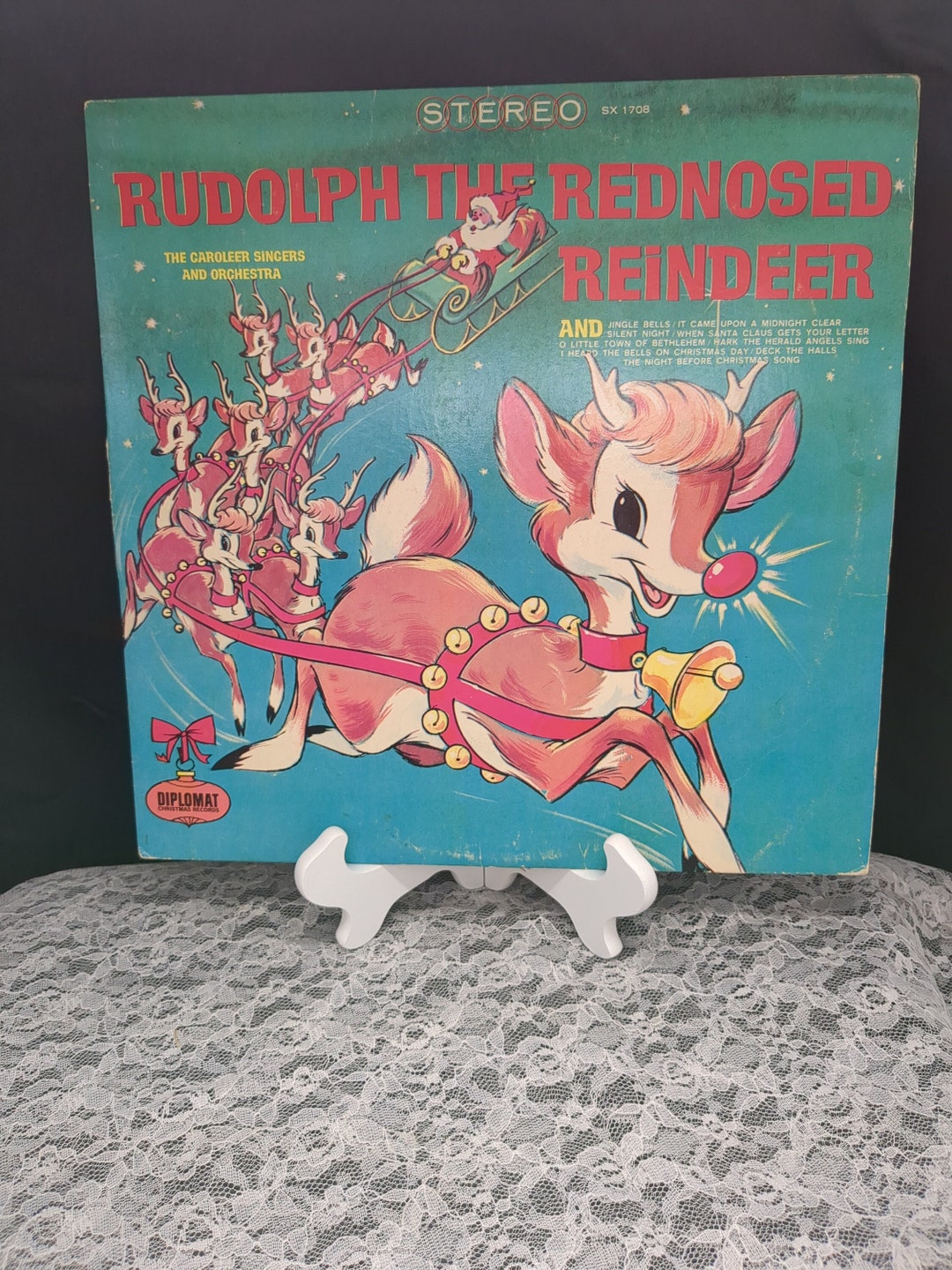 Rare Vintage Rudolph the Red-nosed Reindeer by Diplomat Christmas ...