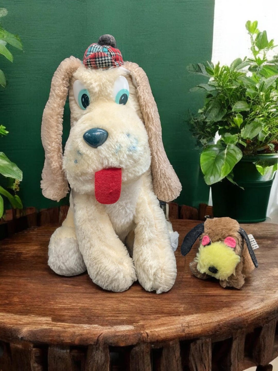 Vintage 1970s Stuffed Animal Puppies, Sherlock and Wallace Berrie - Etsy