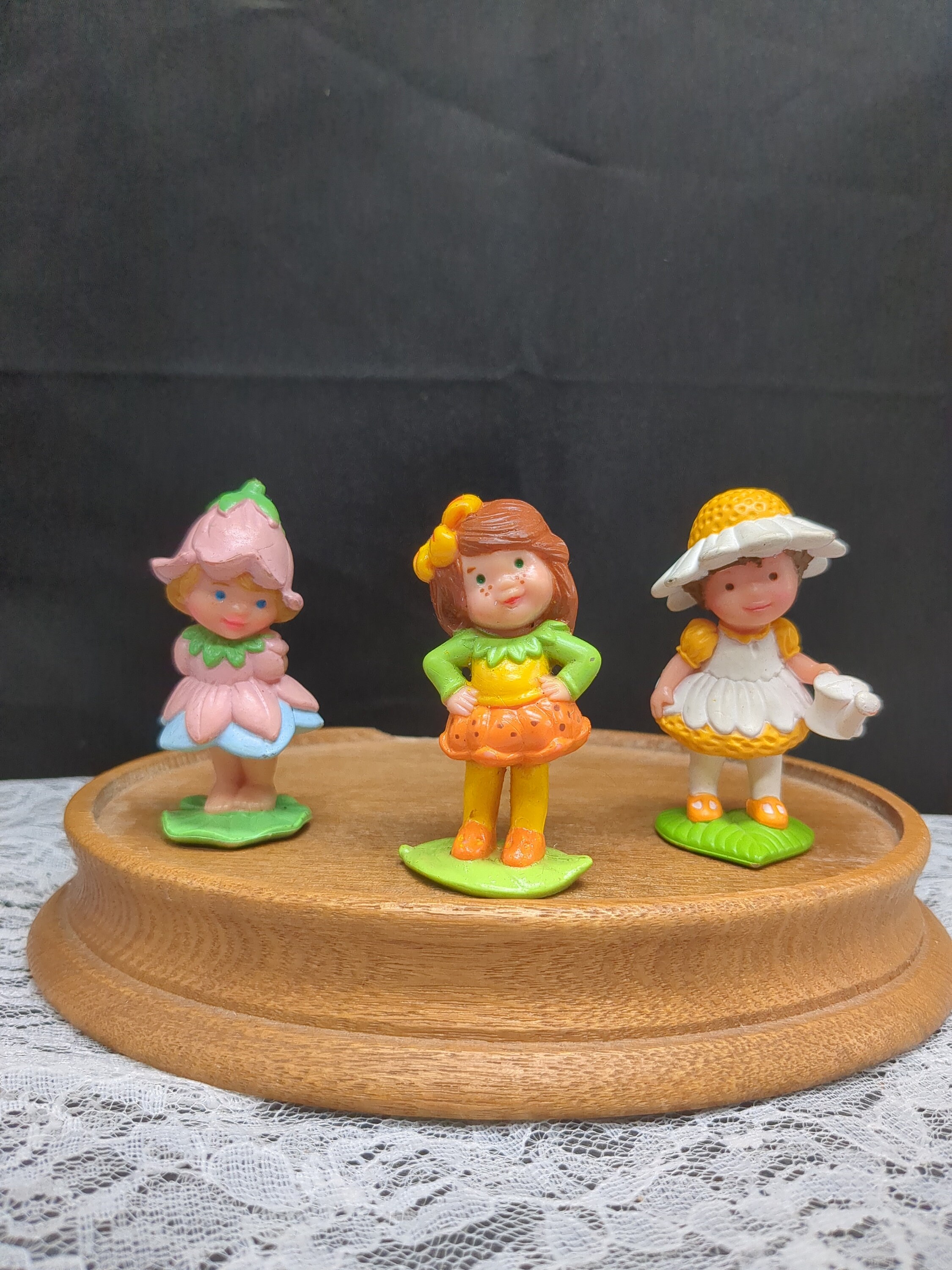 Vintage Avon Flower Girls Figurines Vinyl Plastic Toys - Etsy