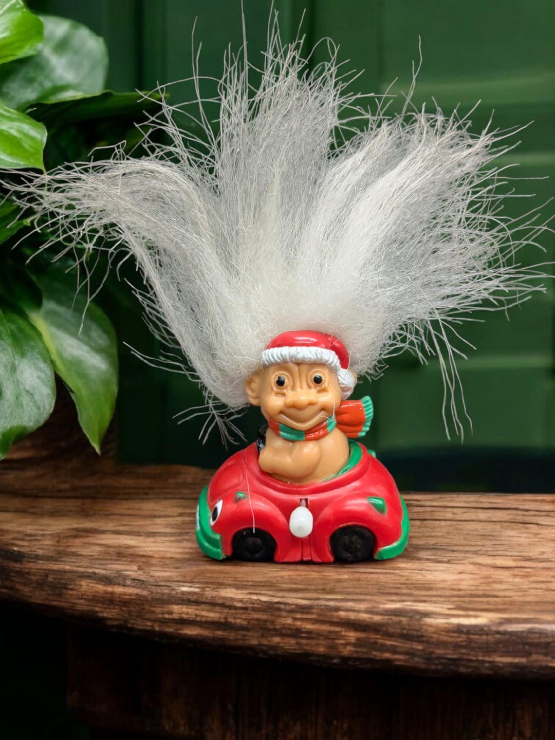 Vintage Wind-up Russ Troll Doll Toy – Fluffy White Hair - Etsy