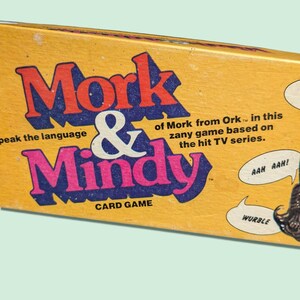 1978 Mork and Mindy Card Game Speak the Language Complete - Etsy
