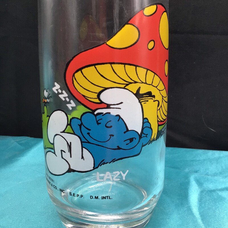Smurf Drinking Glass - Etsy