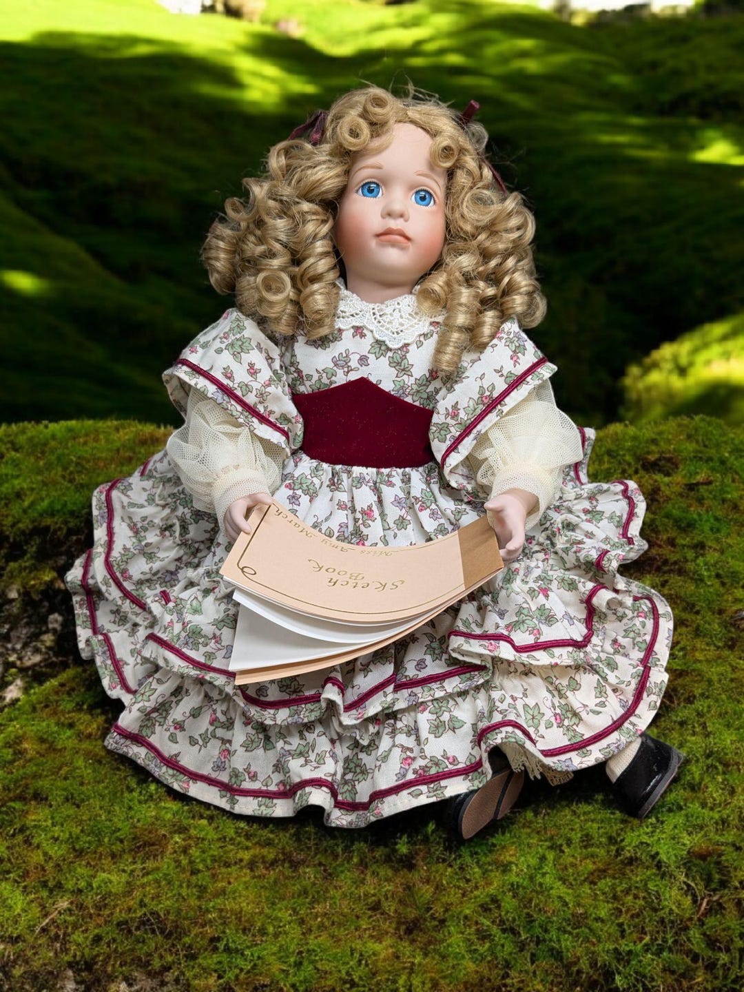 Amy Porcelain Doll Little Women Artist Wendy Lawton Ashton-drake Galleries - Etsy