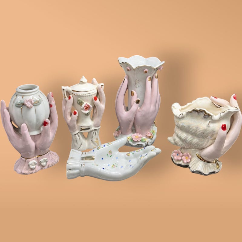 Hand Vase - Etsy