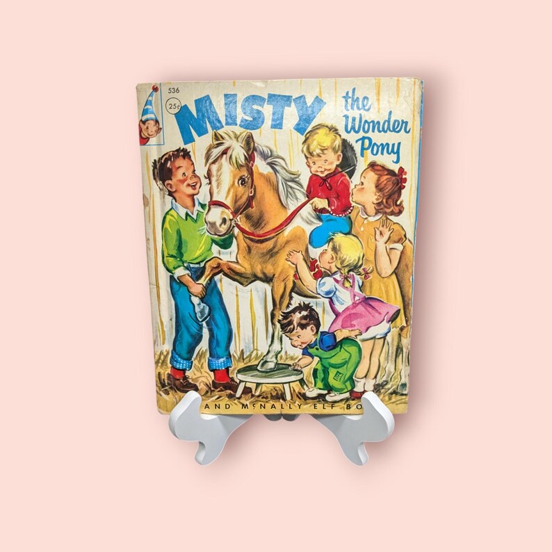 Misty the Wonder Pony (1956) Rand Mcnally Elf Book – First Printing ...