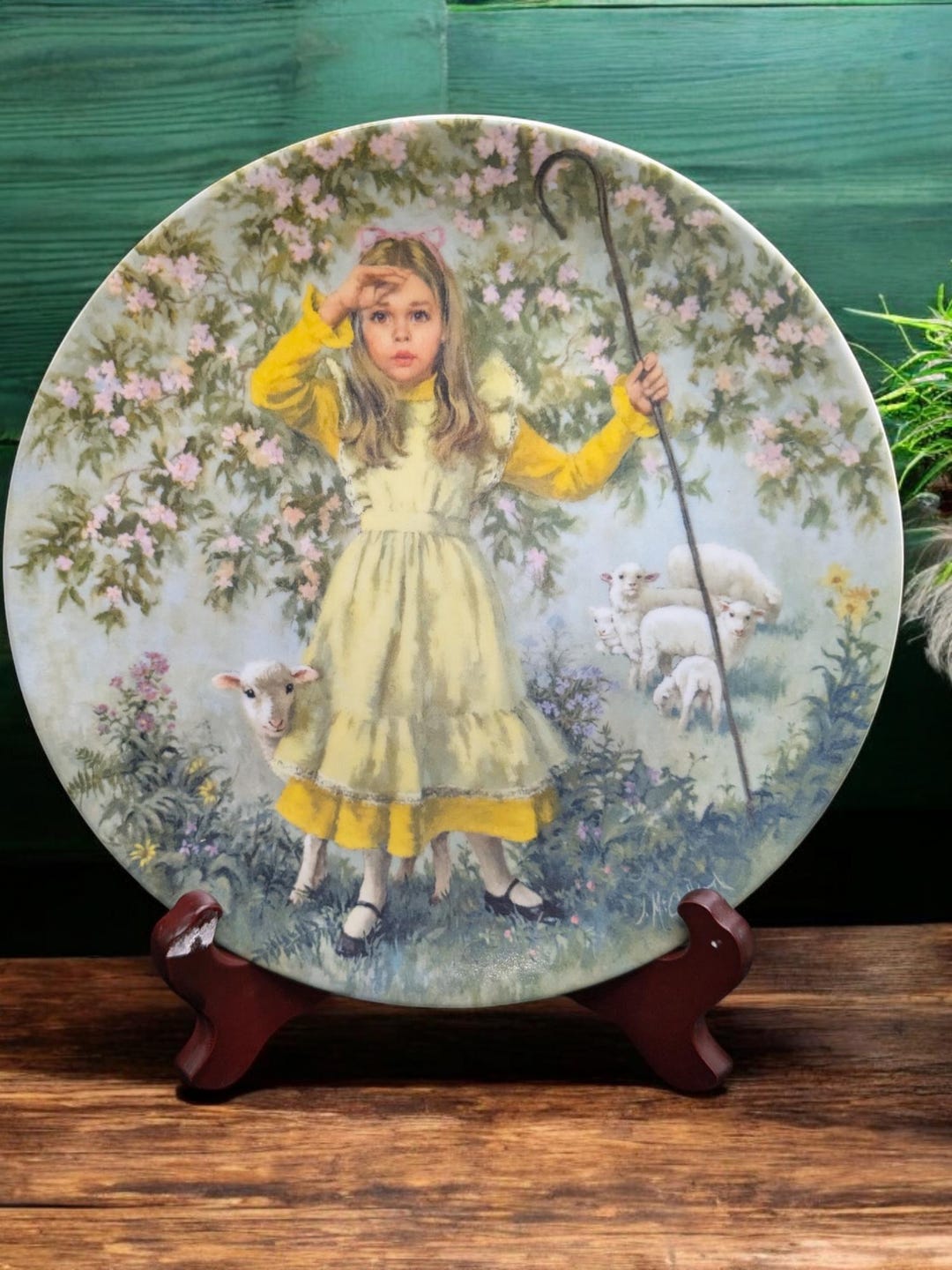 1983 Little Bo Peep Reco Porcelain Plate - Etsy