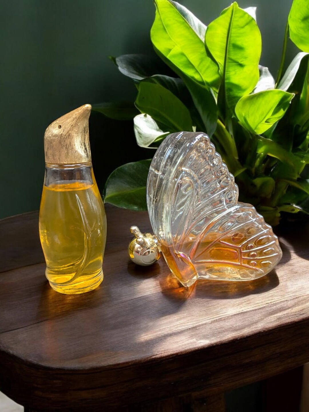 Avon Butterfly and Penguin Perfume Decanters - Etsy