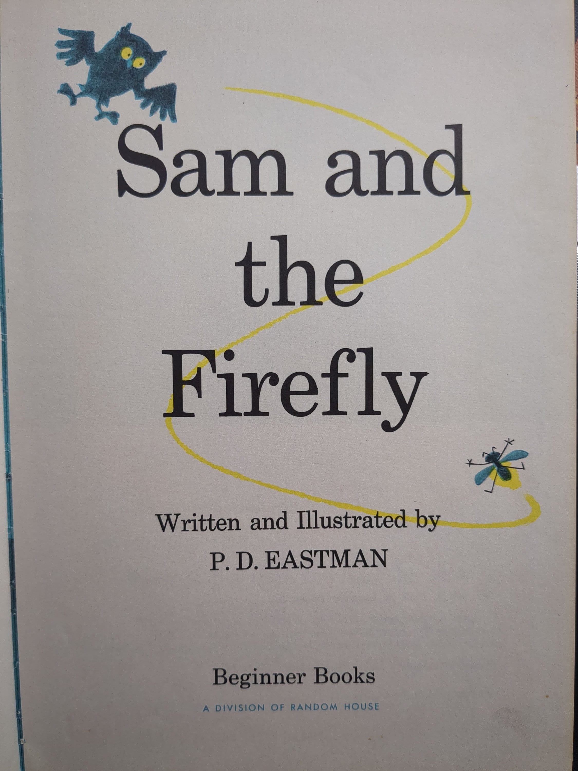 Sam and the Firefly by PD Eastman and Wings on Things by Marc - Etsy