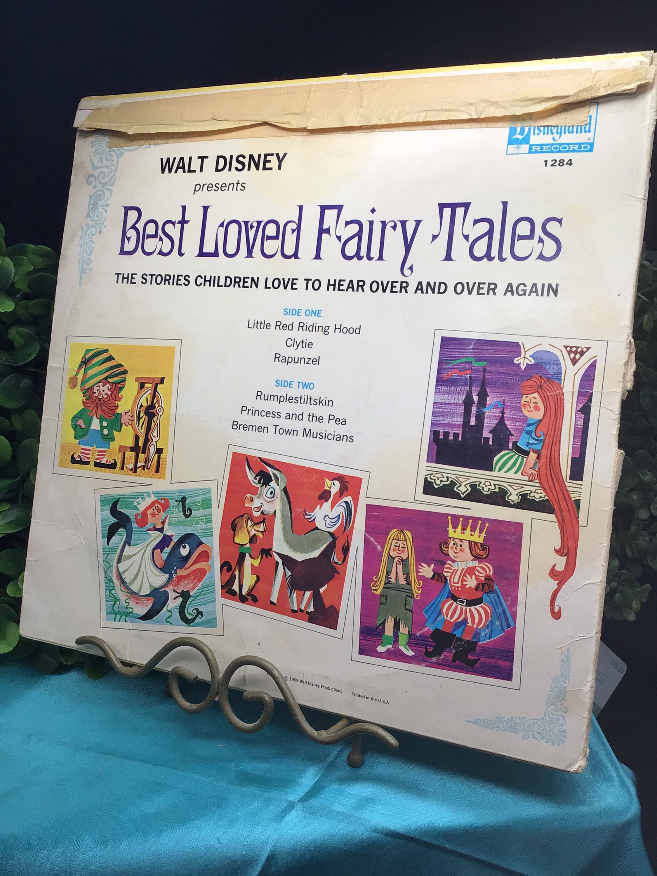 1969 Walt Disney Little Red Riding Hood and Other Tales Album - Etsy