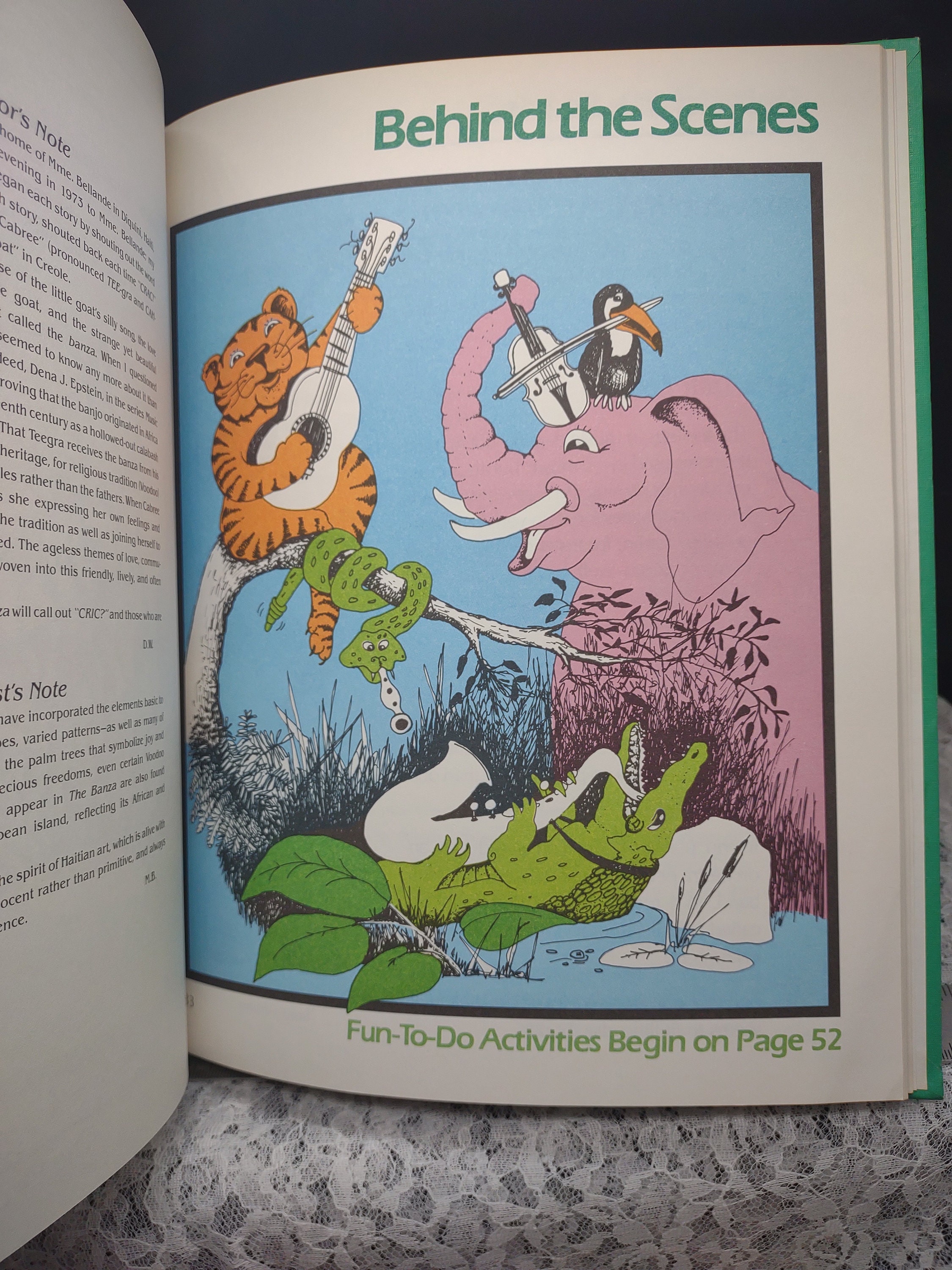 1986 the Banza a Haitian Story by Diane Wolkstein and Reading - Etsy