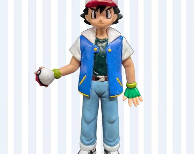 1998 Ash Ketchum Pokémon Figurine Made by Tomy - Etsy