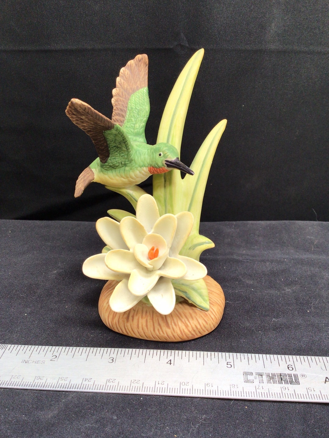 Vintage Royal Heritage Birds in Flight Porcelain Hummingbird Figurine ...