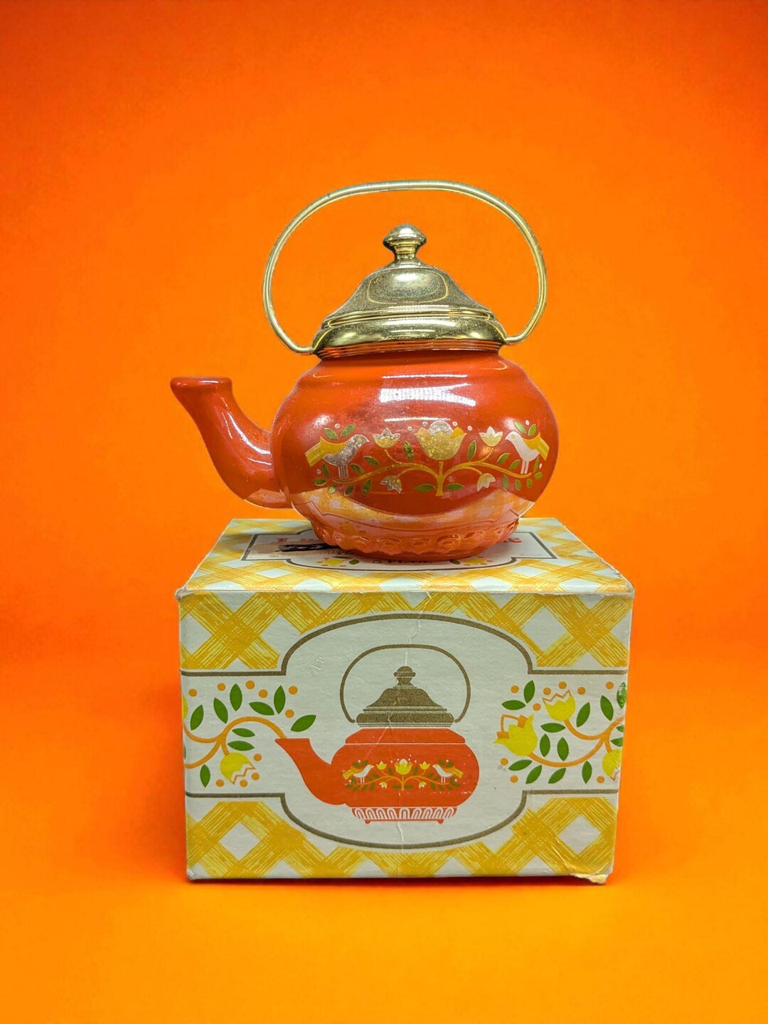 Vintage 1970s Avon Little Dutch Kettle Lemon Velvet Bath Foam With ...