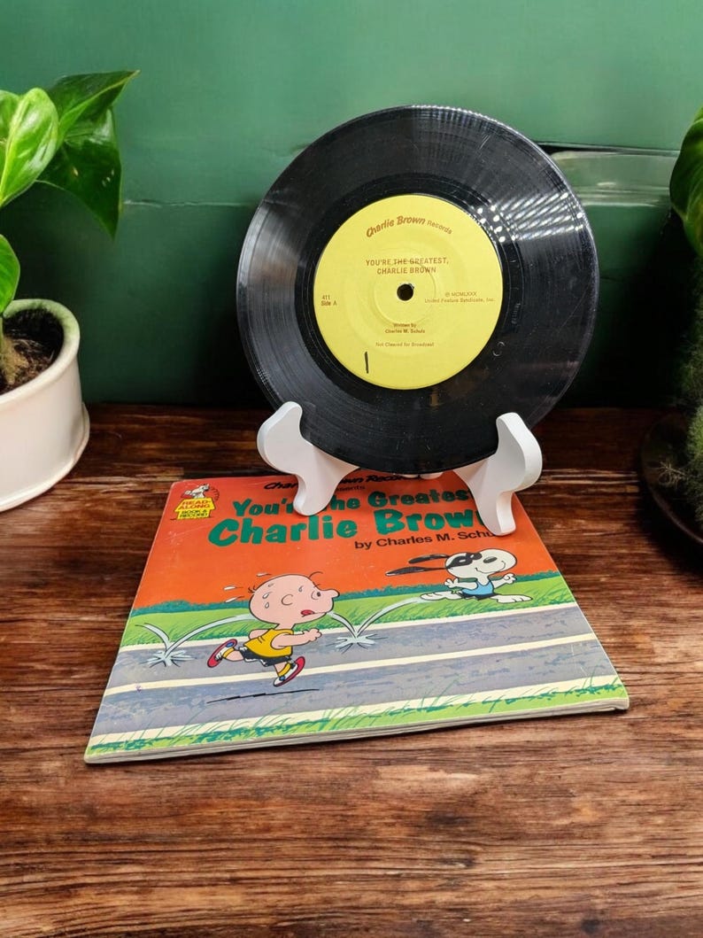 Vintage Charlie Brown Book and Record Set: You're in Love / You're the ...