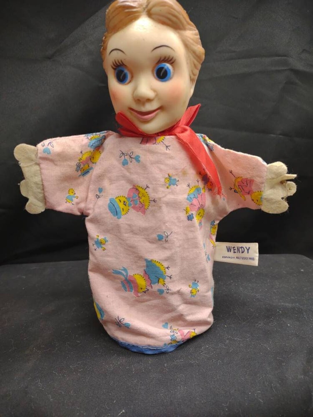 VINTAGE Wendy From PETER PAN Hand Puppet/walt Disney - Etsy
