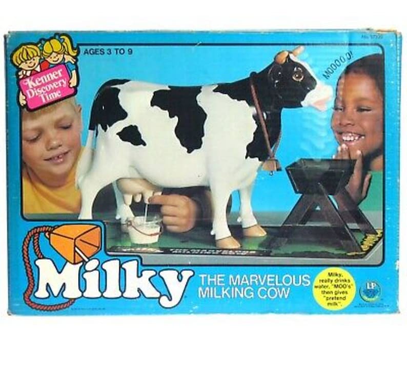 1977 Milky the Marvelous Milking Cow Toy - Etsy