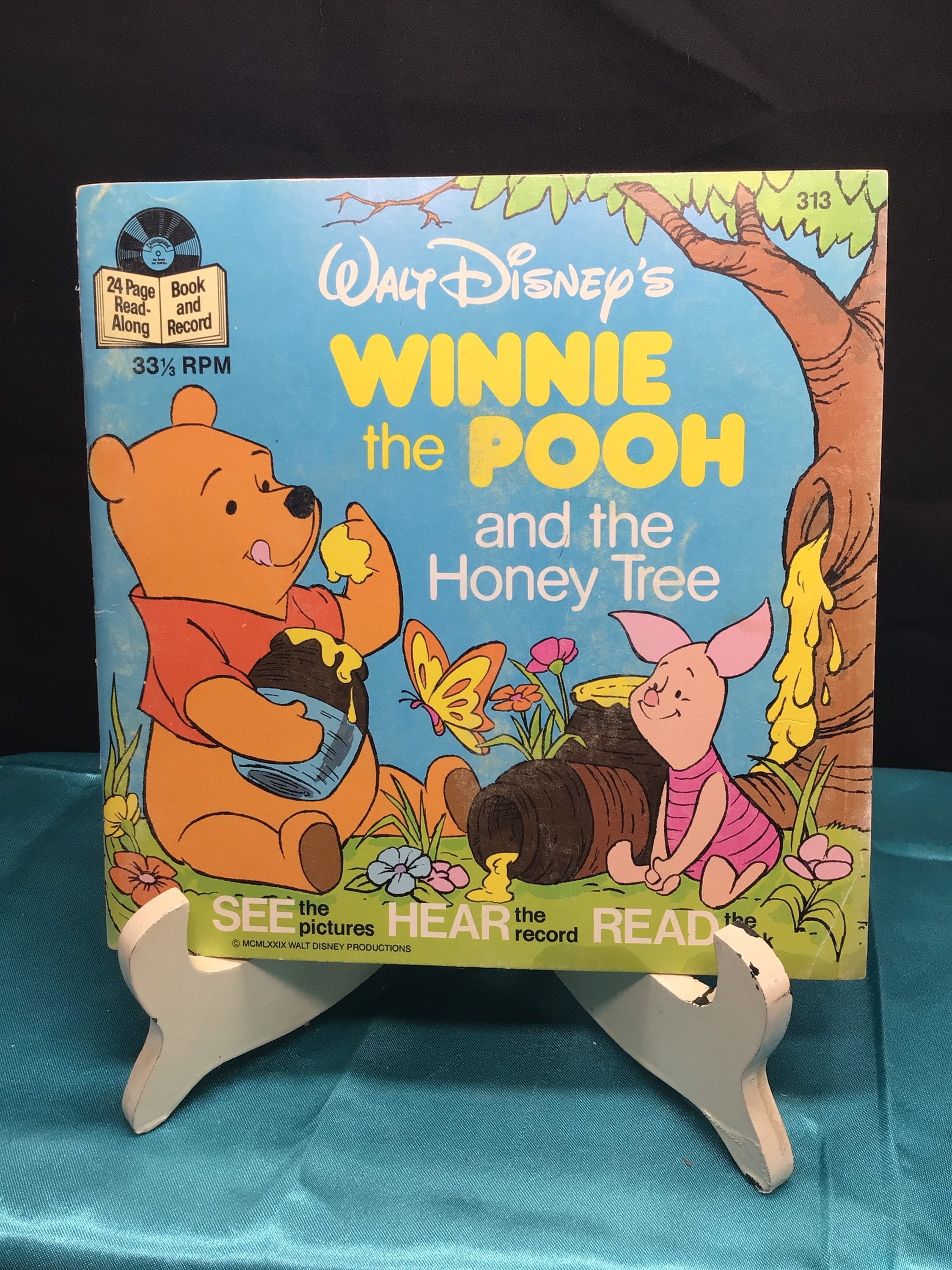 1979 Walt Disney Winnie the Pooh and the Honey Tree Book and - Etsy