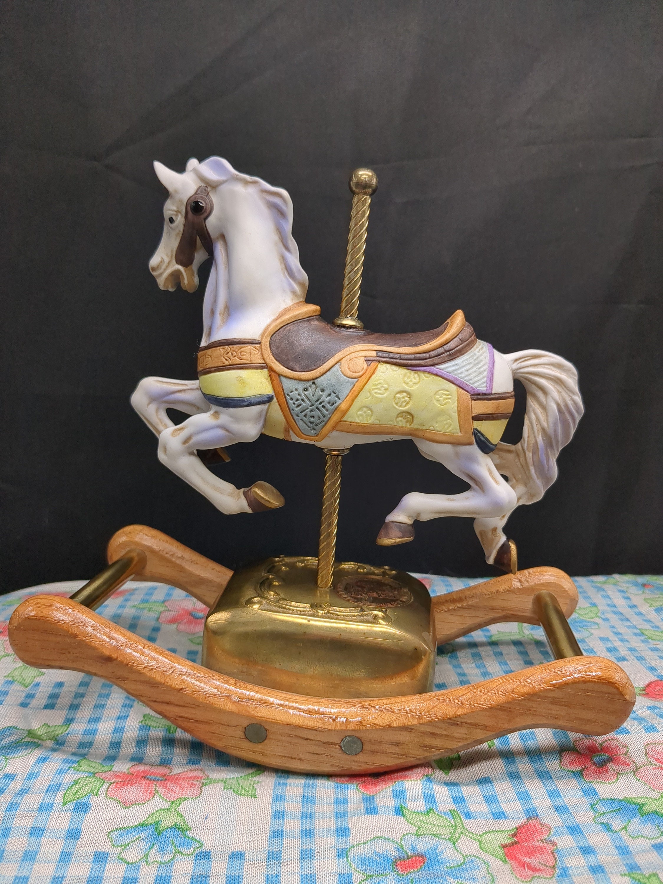 Tobin Fraley Musical Rocking Horse American Carousel,signed Limited ...
