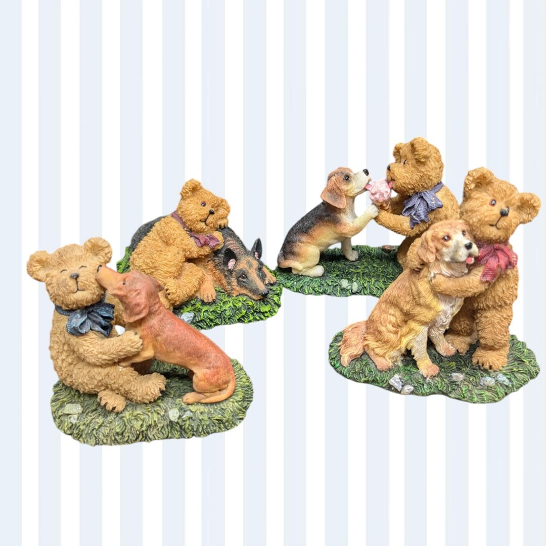 2006 Boyds Bears and Friends, Puppy Paws and Pals Figurines - Etsy