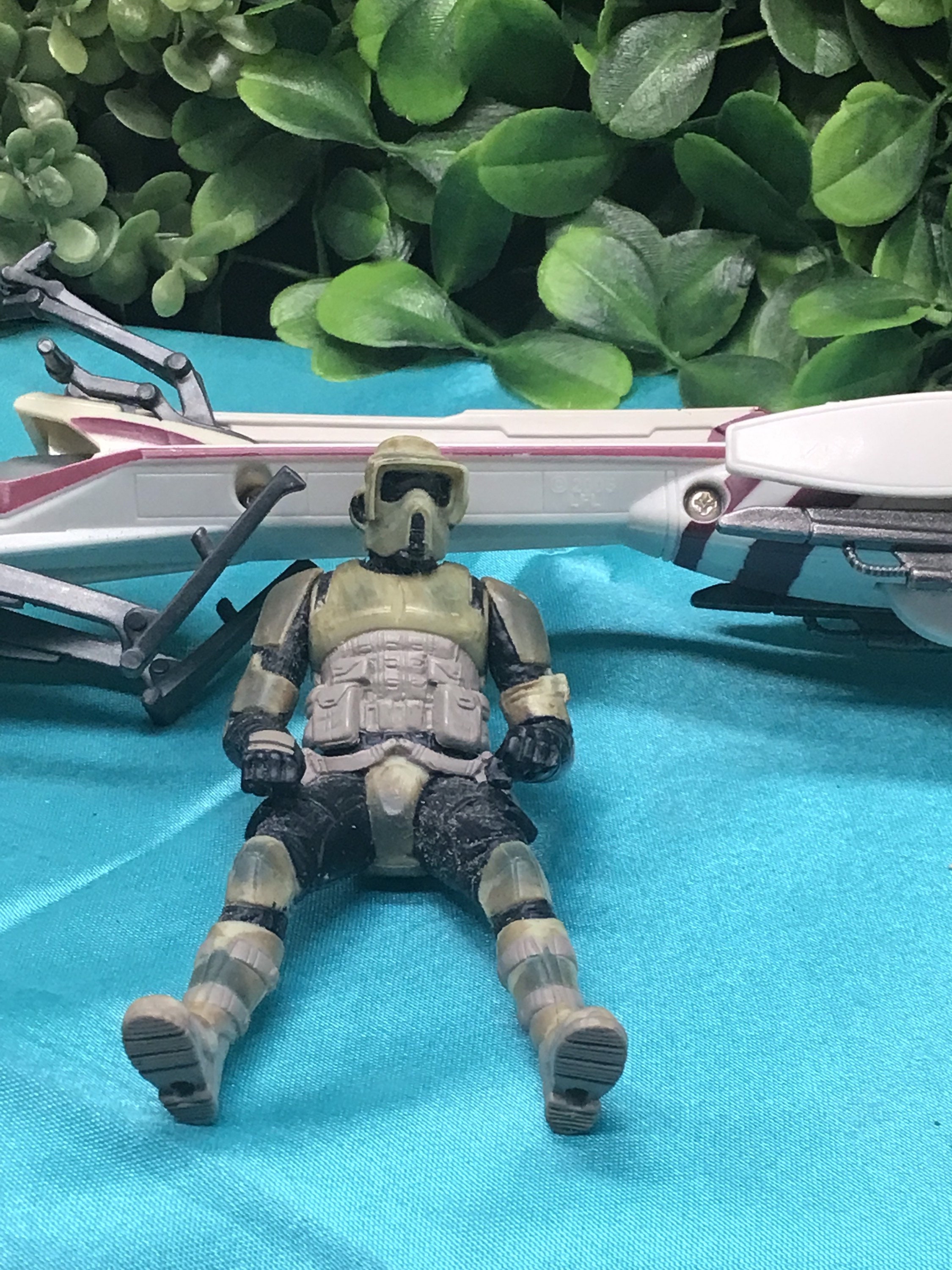 Hasbro Star Wars Clone Trooper and Barc Speeder Bike. - Etsy