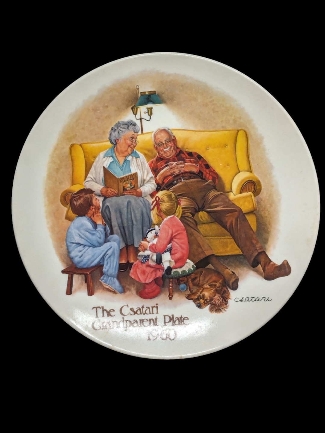 The Bedtime Story Knowles Fine China, Grandparent Plate 1980s - Etsy