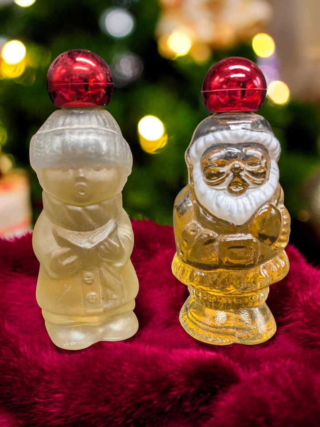 Vintage Avon Cologne Bottles (santa Claus & Songs of Christmas) - Etsy