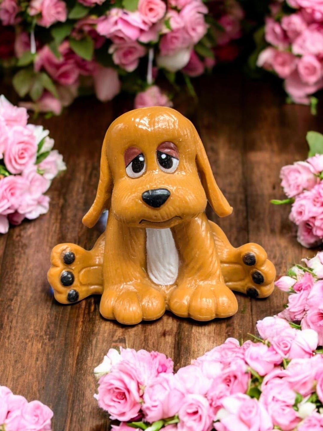 1984 Vintage Pound Puppy Figurine - Etsy
