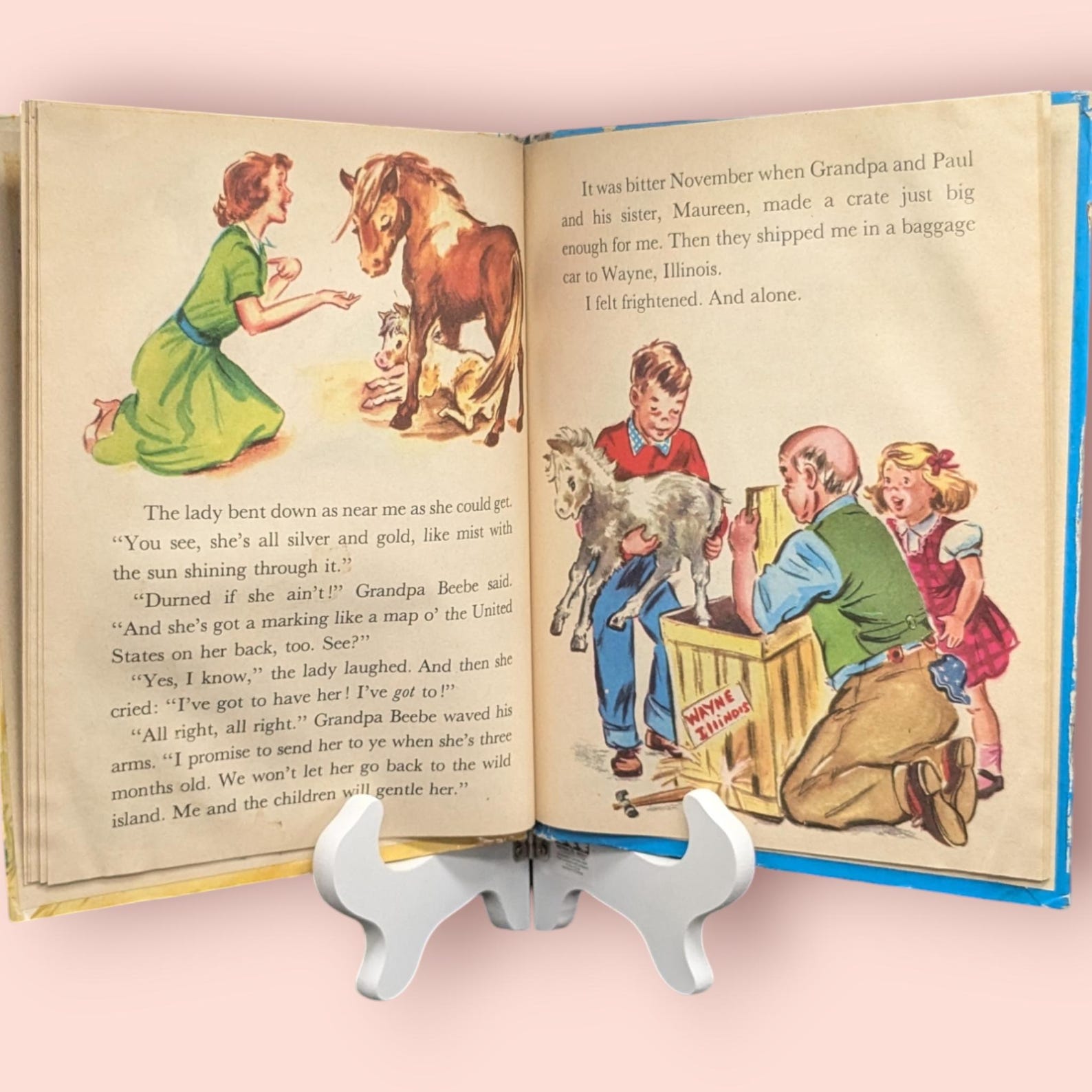 Misty the Wonder Pony (1956) Rand Mcnally Elf Book – First Printing ...