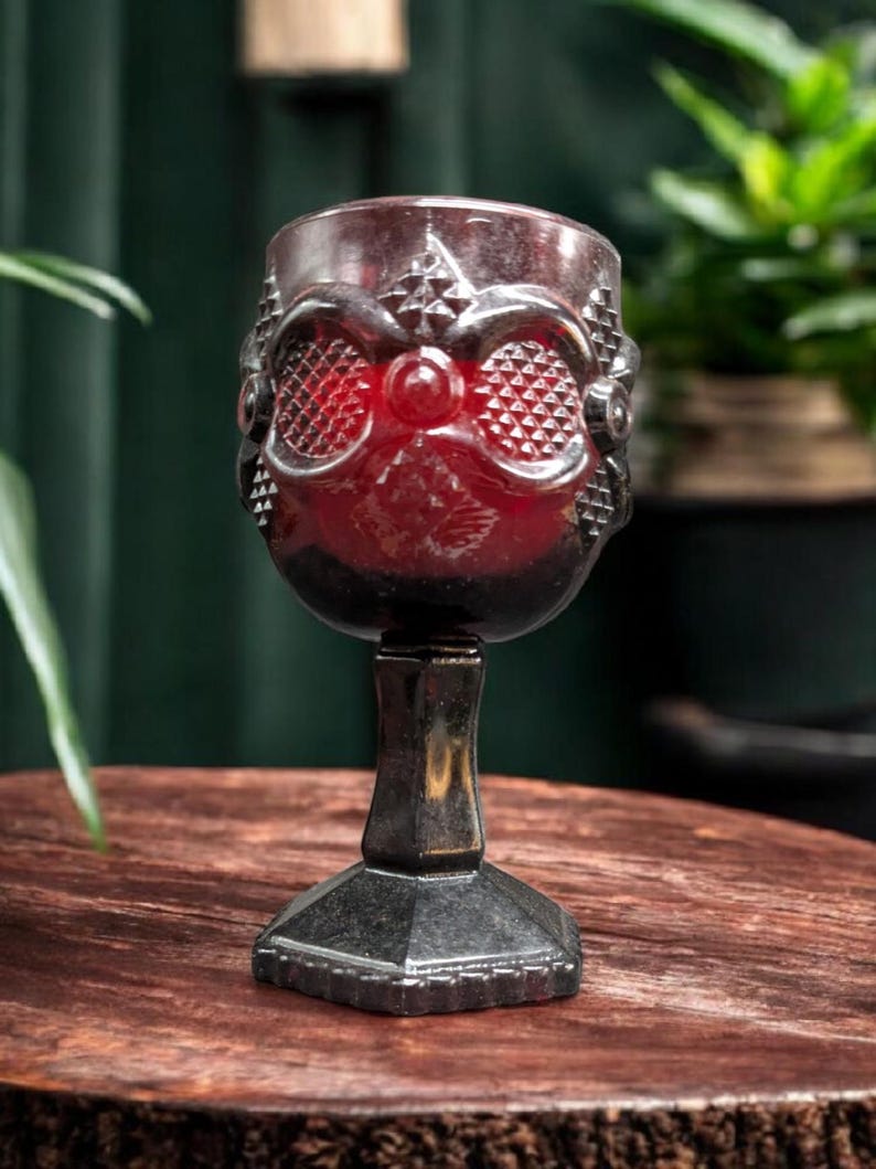 Vintage Avon 1876 Cape Cod Collection Wine Goblet Candle Holder ...