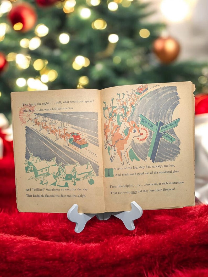 1939 Rudolph the Red-nosed Reindeer Montgomery Ward Original Booklet - Etsy