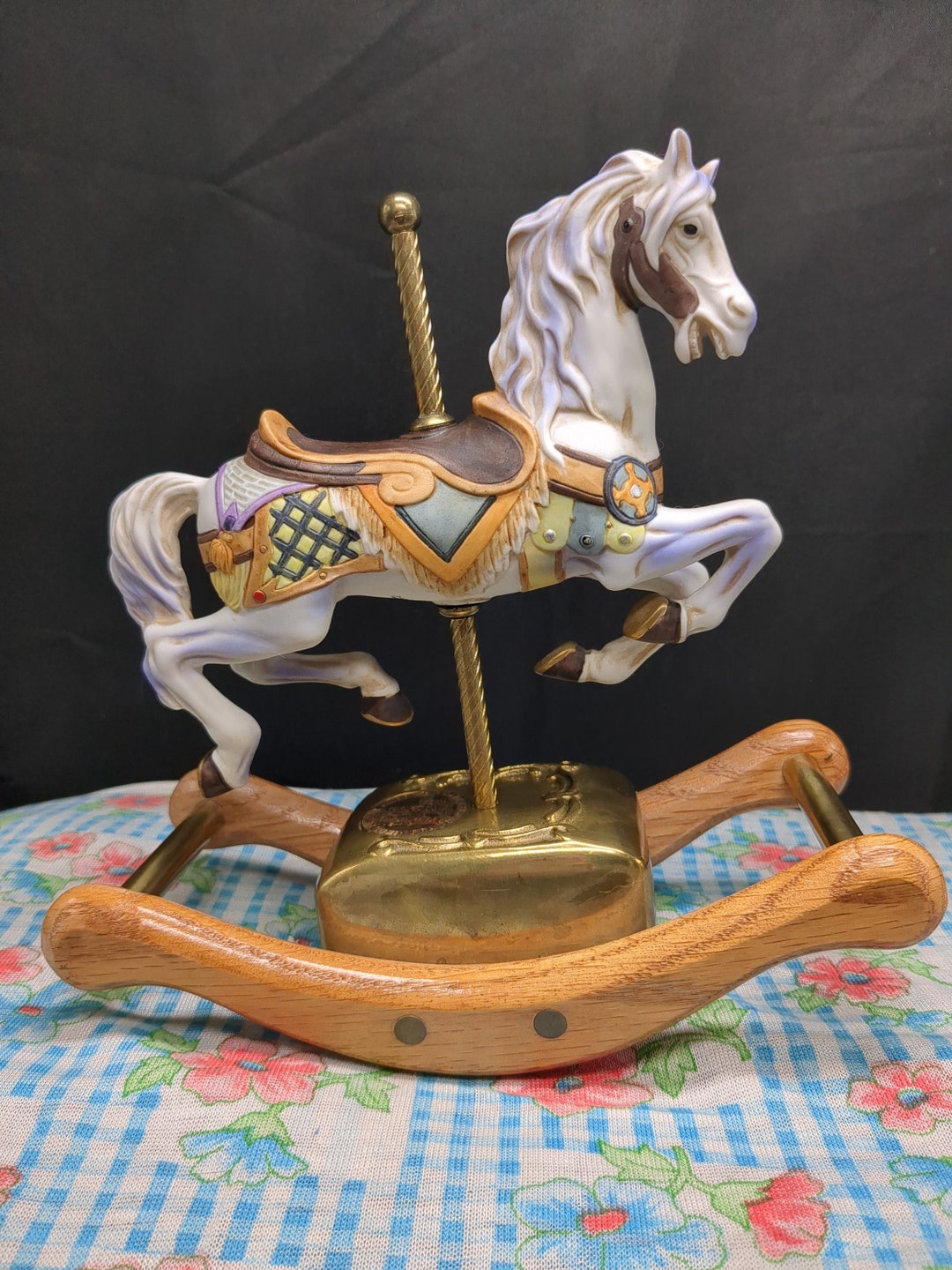Tobin Fraley Musical Rocking Horse American Carousel,signed Limited ...