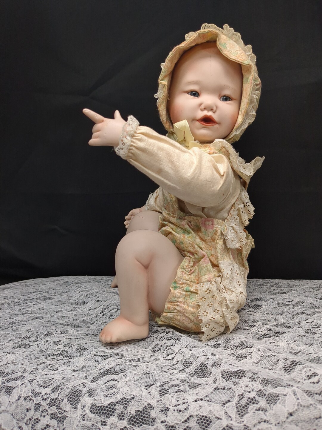Vintage Yolanda Bello Porcelain Baby Doll - Etsy