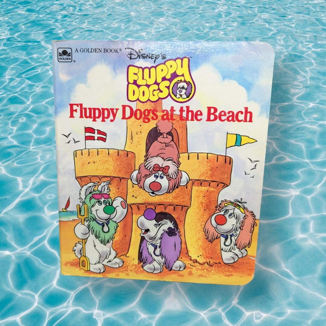 Disney 's Fluppy Dogs, Fluppy Dogs at the Beach Board Book From 1986 - Etsy