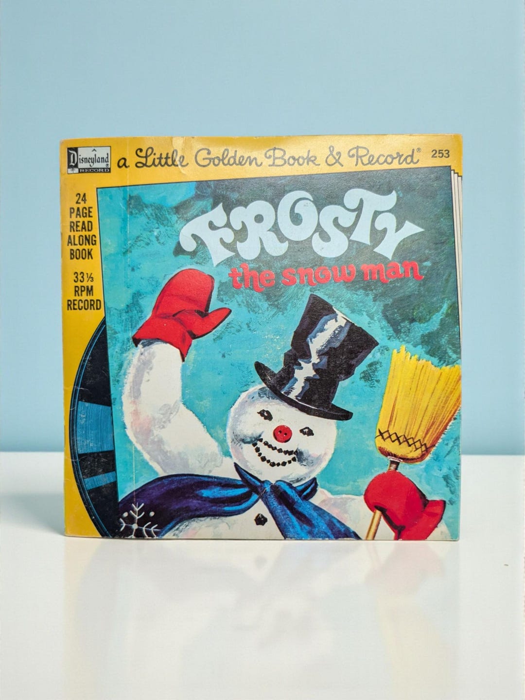 1972 Frosty the Snowman Little Golden Book and Record Set - Etsy