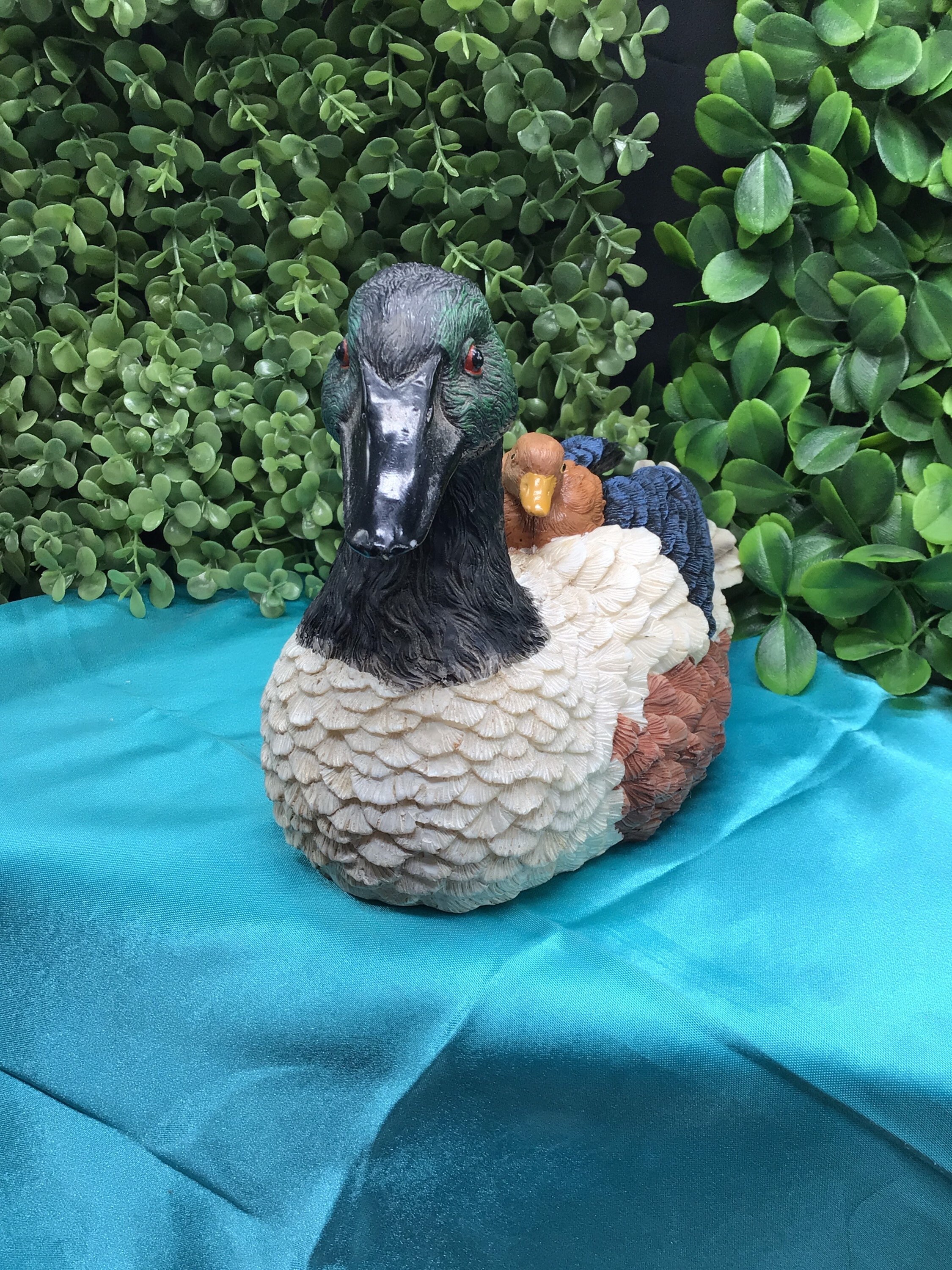 Duck Dad and Baby Resin Figurine - Etsy